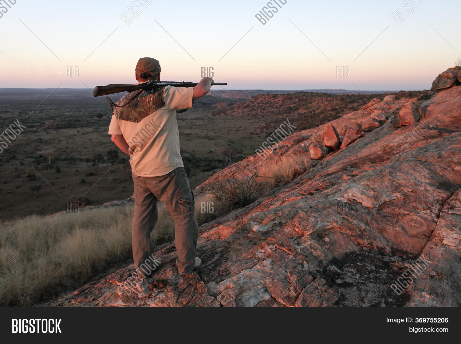 Hunter Rifle On His Image & Photo (Free Trial) | Bigstock