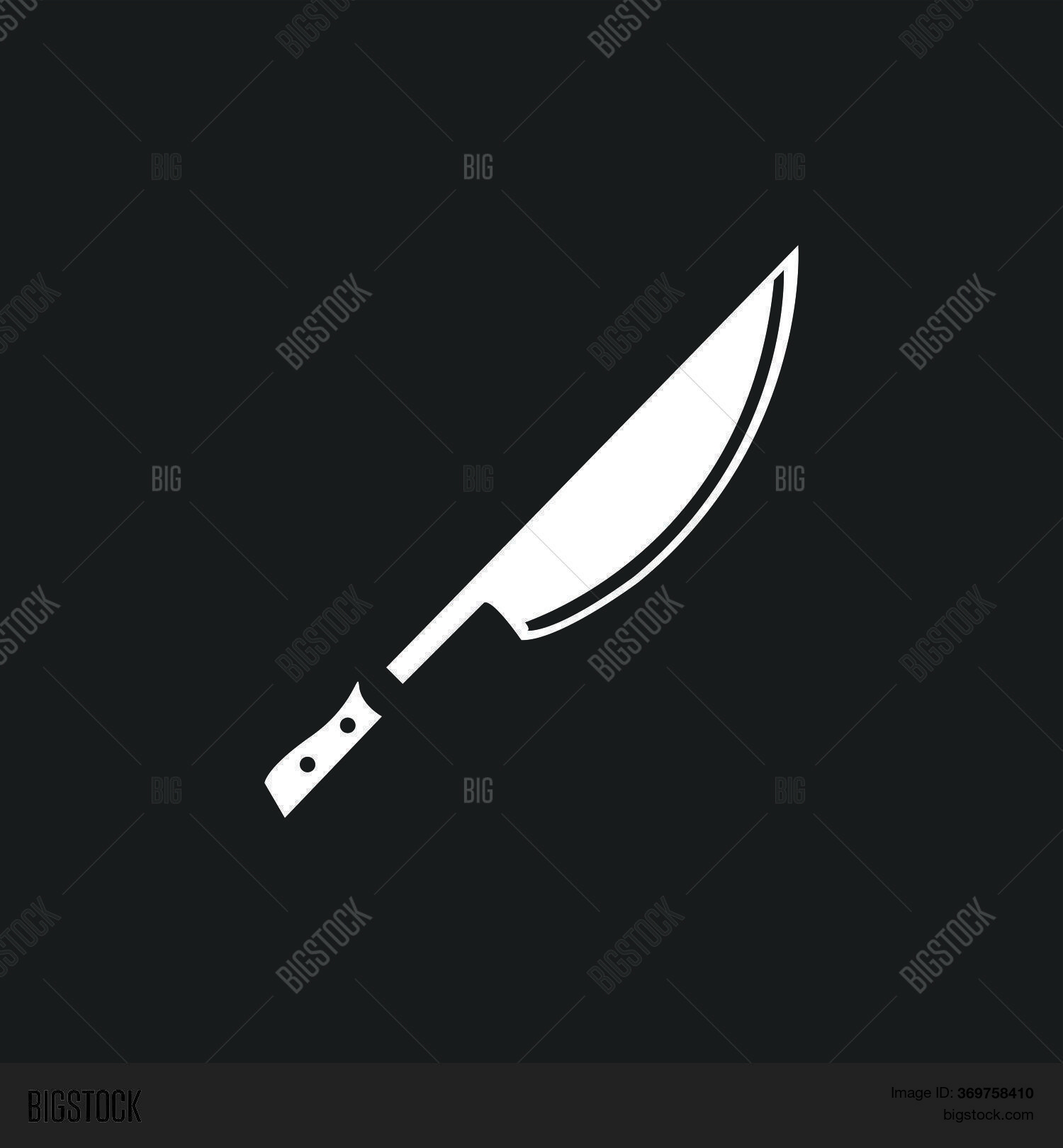 Silhouette Knife Vector & Photo (Free Trial) | Bigstock