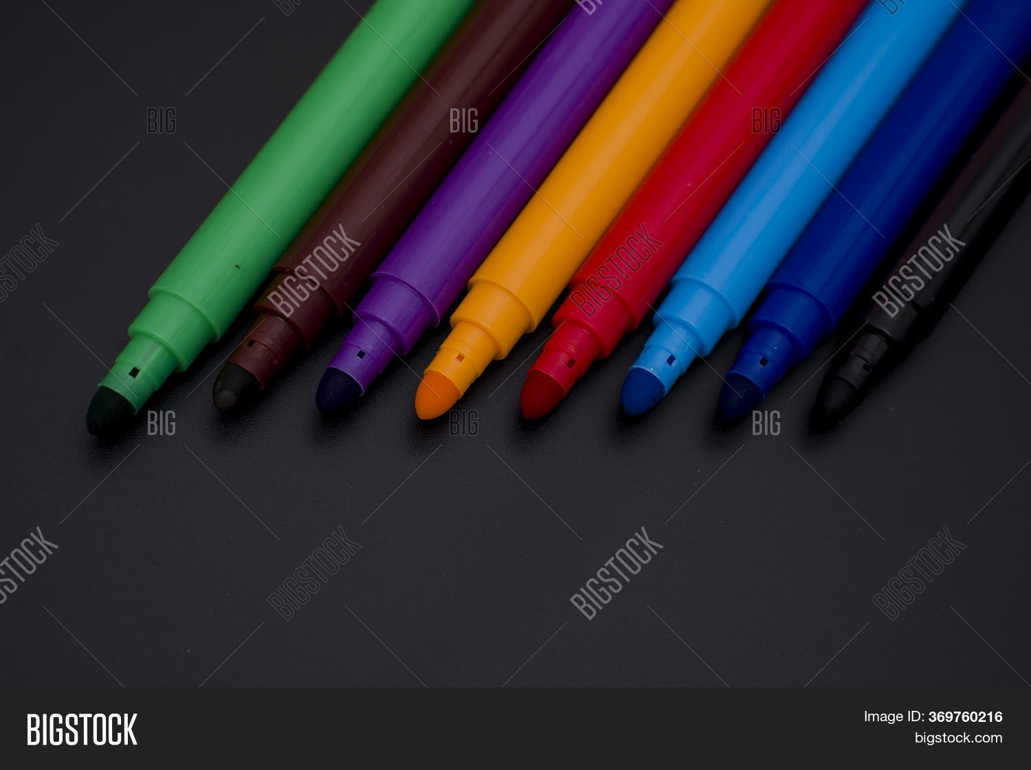 Colorful Marker Pen Image & Photo (Free Trial) | Bigstock
