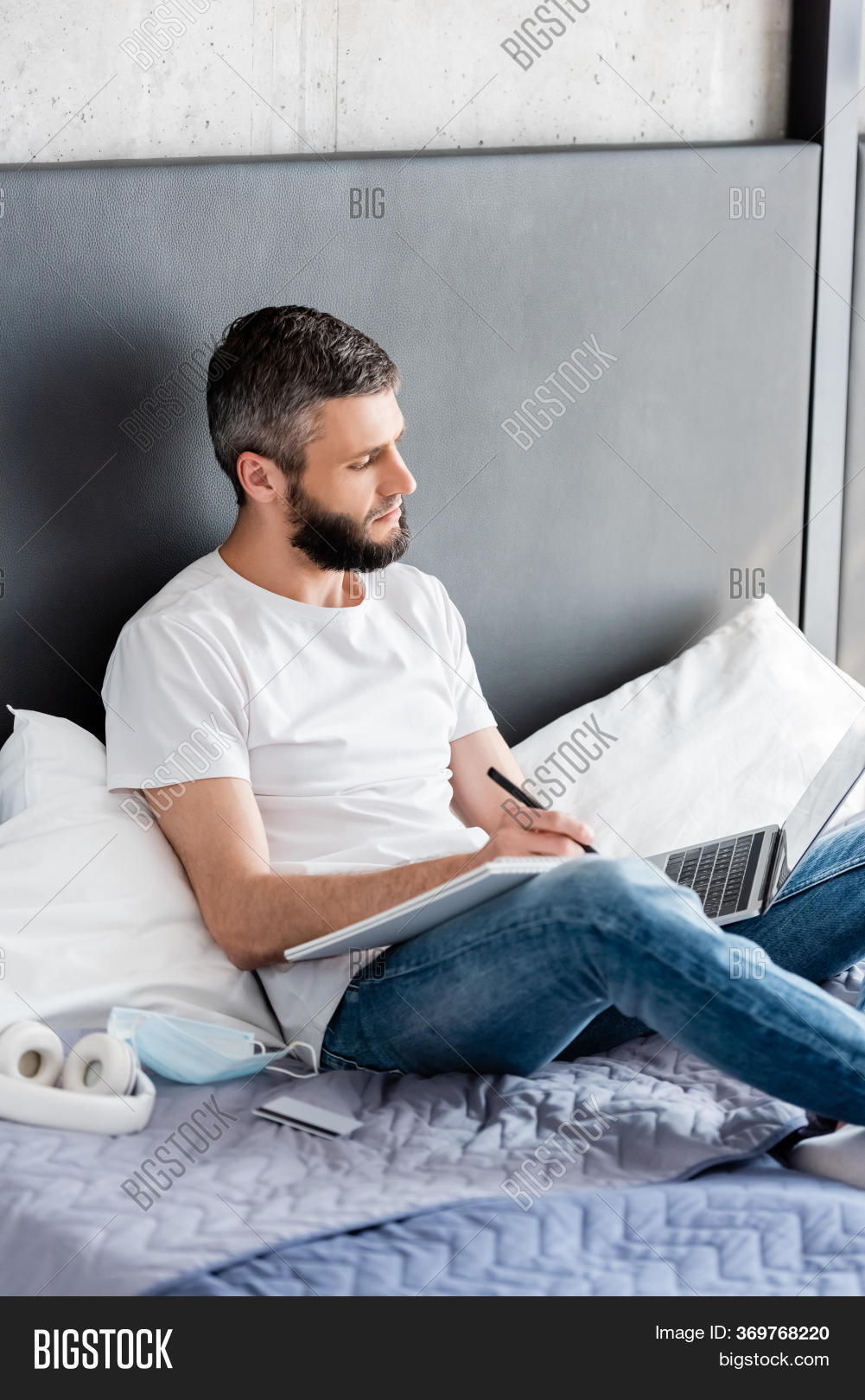 Handsome Teleworker Image & Photo (Free Trial) | Bigstock