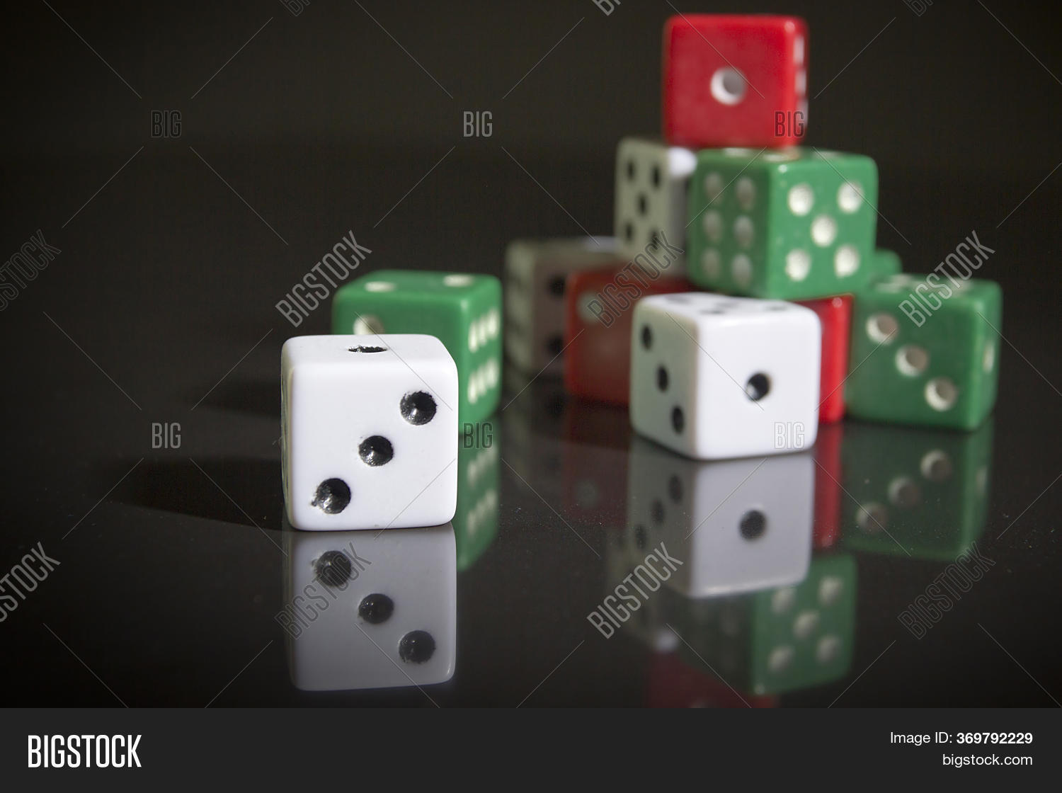 Multi-colored Dice On Image & Photo (Free Trial) | Bigstock