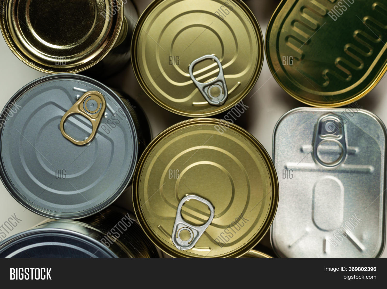Mix Cans Isolated On Image & Photo (Free Trial) | Bigstock