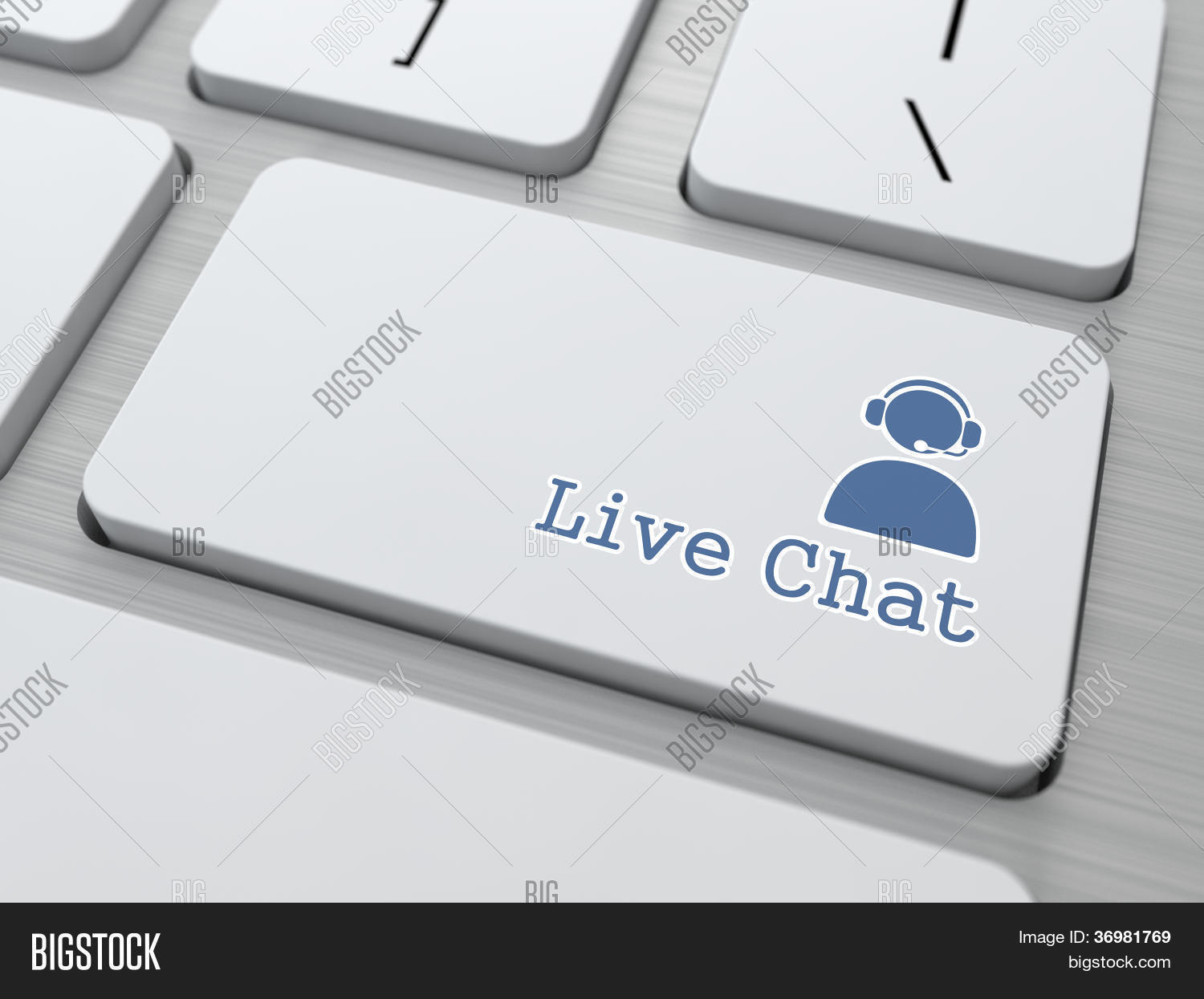 Live Chat Button On Image & Photo (Free Trial) | Bigstock