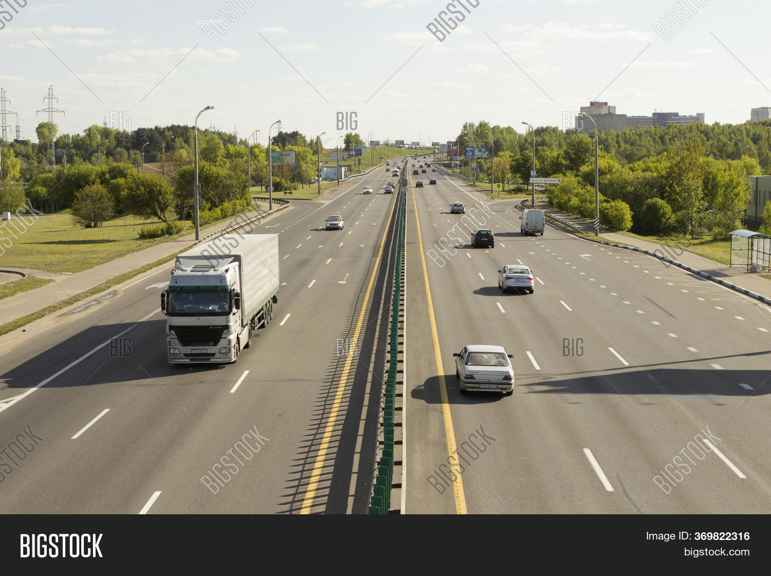 Minsk Ring Road Summer Image & Photo (Free Trial) | Bigstock