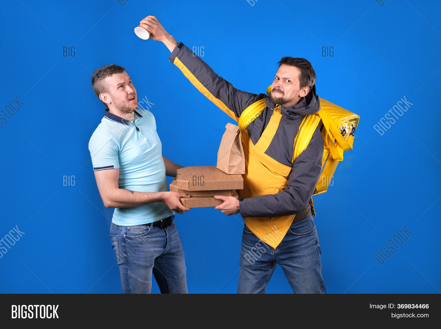 Evil Food Delivery Guy Image & Photo (Free Trial) | Bigstock