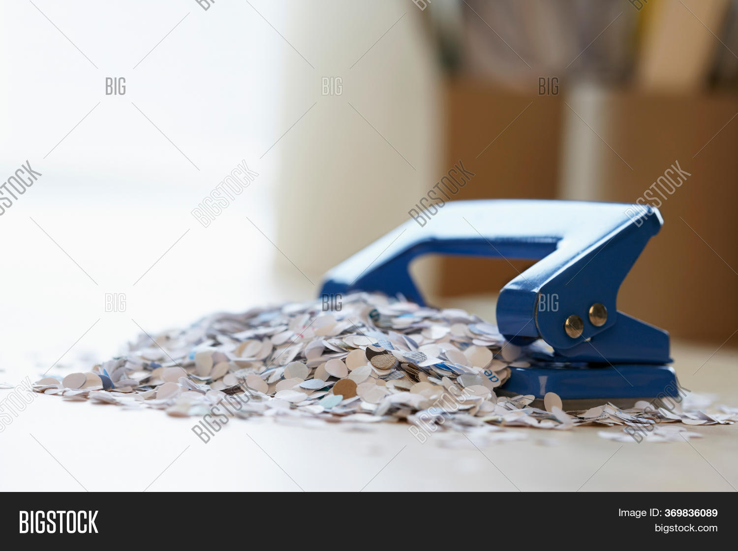 Paper Bits By Hole Image & Photo (Free Trial) | Bigstock