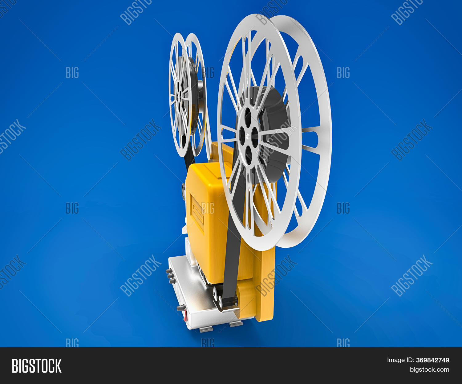 Yellow 3d Cinema Film Image & Photo (Free Trial) | Bigstock