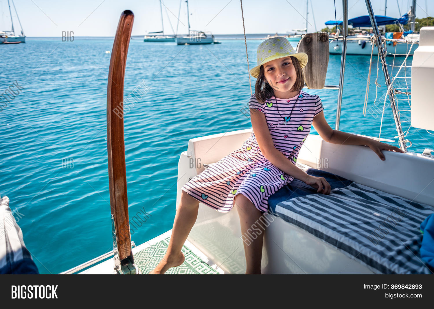 Child On Sailing Boat Image & Photo (Free Trial) | Bigstock