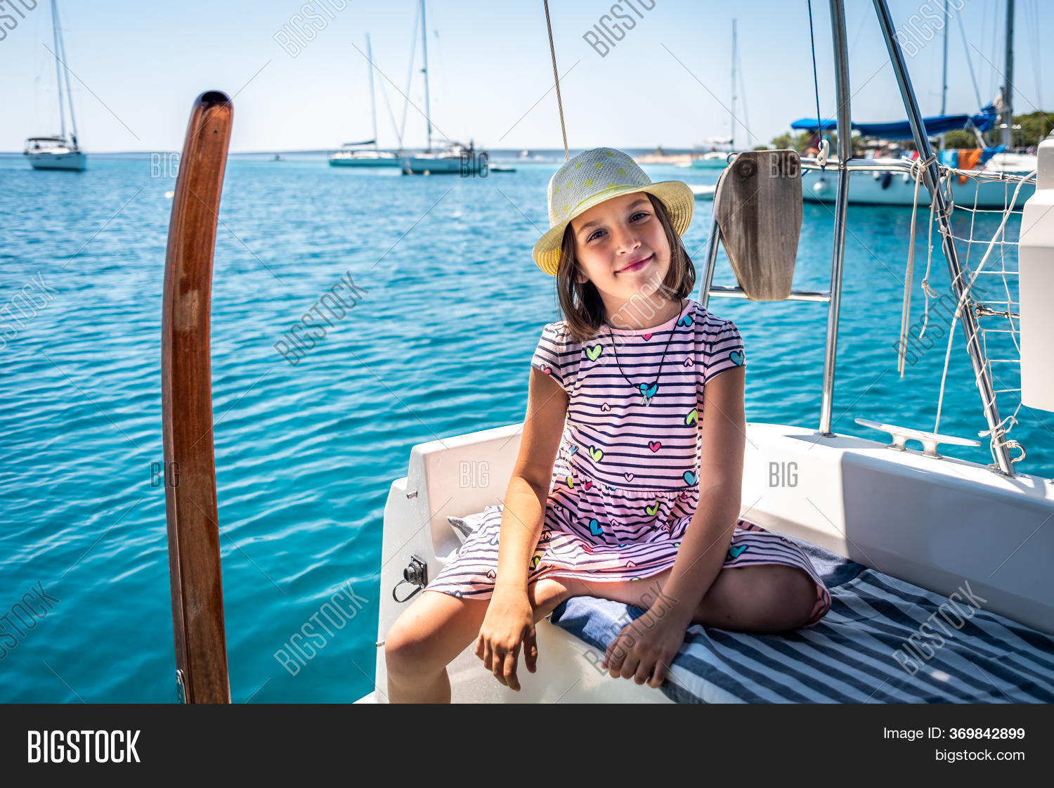 Child On Sailing Boat Image & Photo (Free Trial) | Bigstock