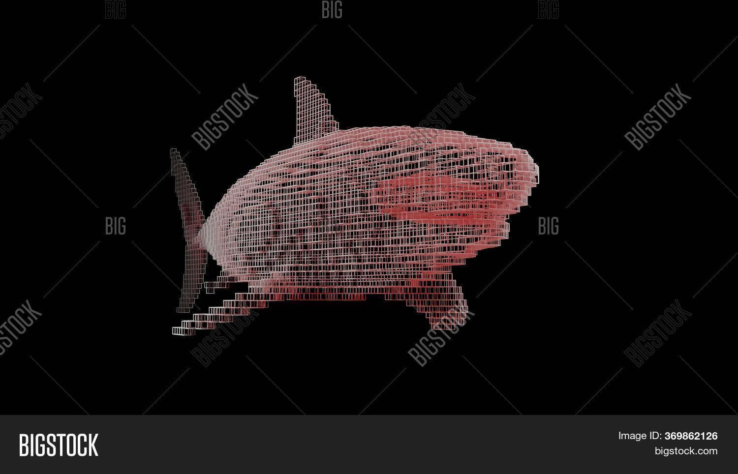Shark Made Many Cubes Image & Photo (Free Trial) | Bigstock