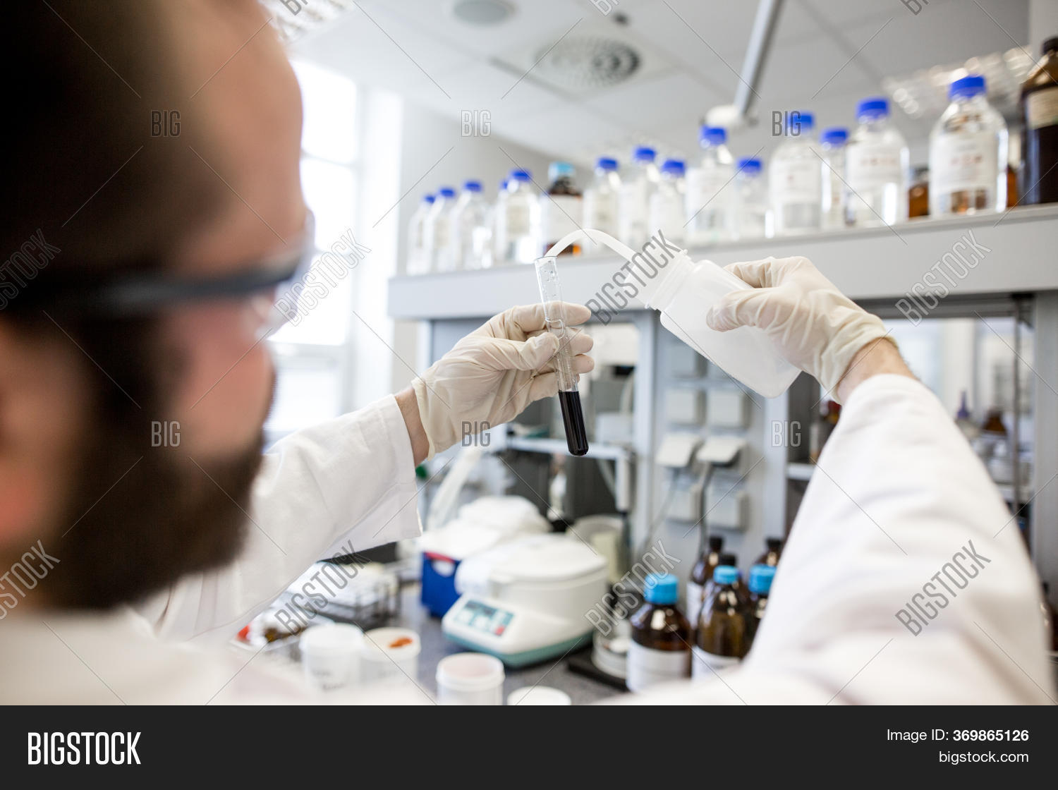 Hands Man Researcher Image & Photo (Free Trial) | Bigstock