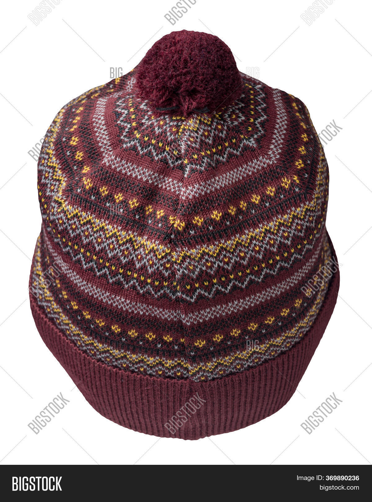 Knitted Dark Red Image & Photo (Free Trial) | Bigstock