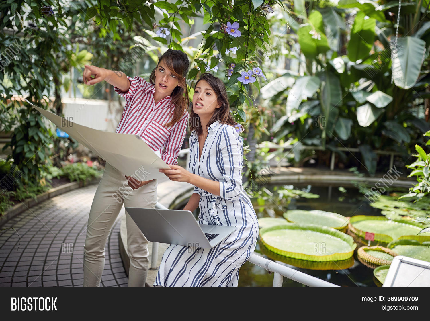 Two Female Landscape Image & Photo (Free Trial) | Bigstock