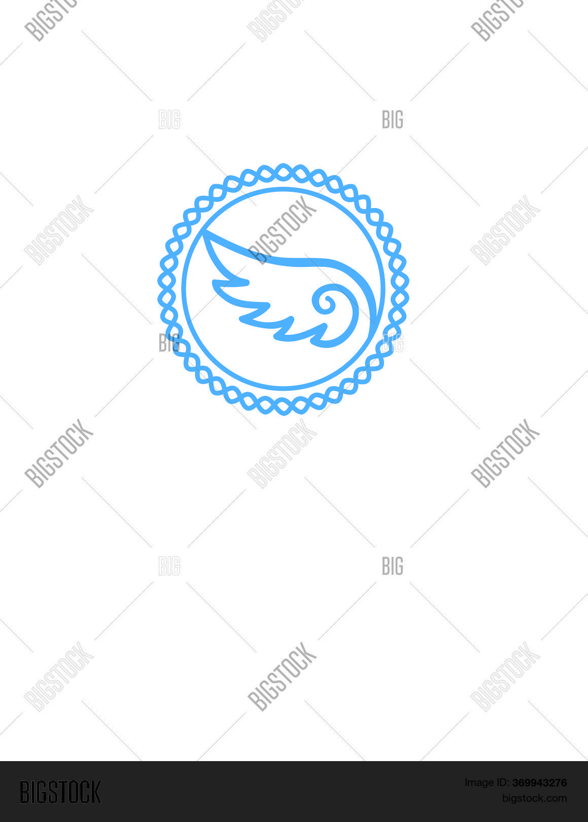 Angel Circle Chain Vector & Photo (Free Trial) | Bigstock