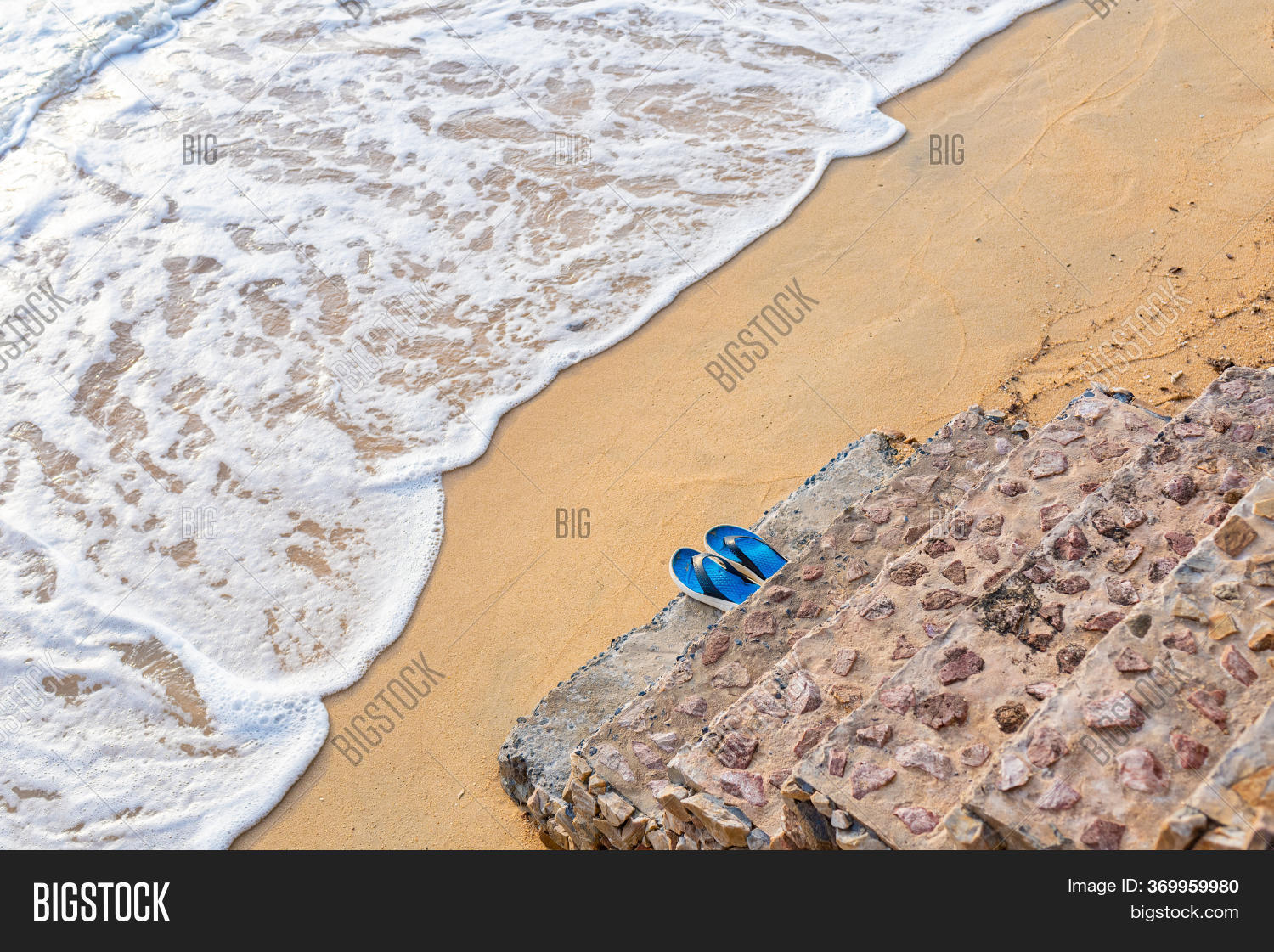 Slippers On Beach, Image & Photo (Free Trial) | Bigstock