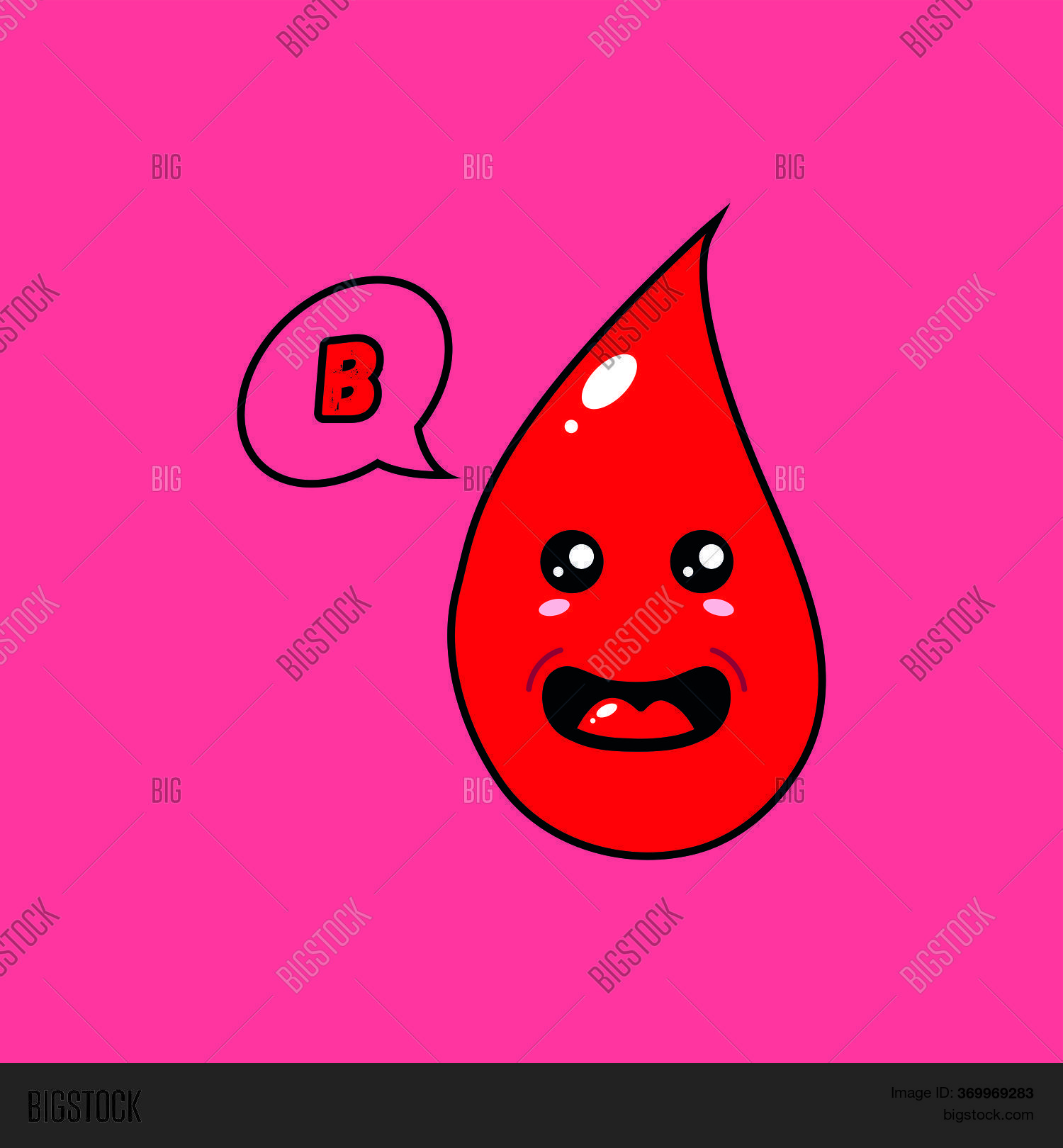 Blood Mascot Vector & Photo (Free Trial) | Bigstock