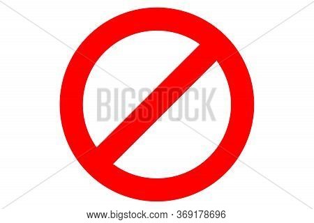 Isolated Red Not Image & Photo (Free Trial) | Bigstock