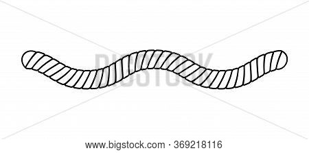 Isolated Rope Wave Vector & Photo (Free Trial) | Bigstock