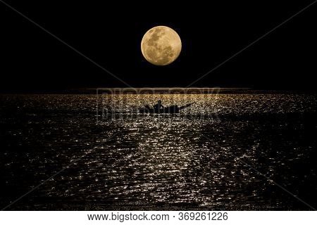 Full Moon Floats Past Image & Photo (Free Trial) | Bigstock