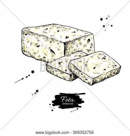 Greek Feta Cheese Vector & Photo (Free Trial) | Bigstock