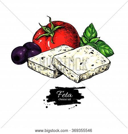 Greek Feta Cheese Vector & Photo (Free Trial) | Bigstock