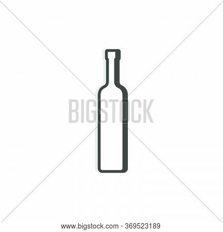 Vodka Bottle Line. Vector & Photo (Free Trial) | Bigstock