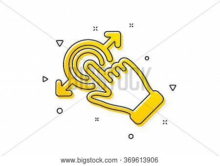 Drag Drop Arrow Sign Vector & Photo (Free Trial) | Bigstock