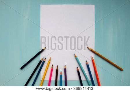 Colored Pencils Bottom Image & Photo (Free Trial) | Bigstock