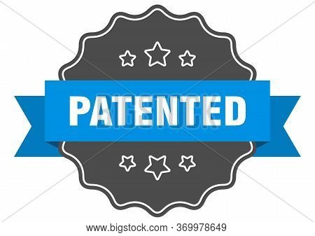 Patented Blue Label. Vector & Photo (Free Trial) | Bigstock