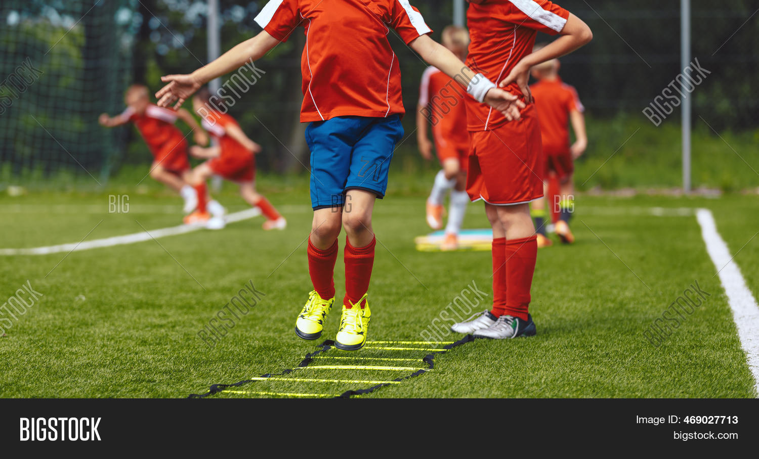 Group Children Jumping Image & Photo (Free Trial) | Bigstock