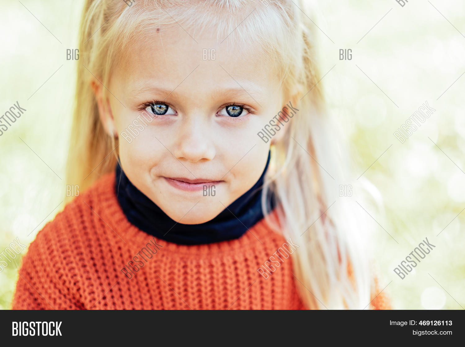 Portrait Sweet Little Image And Photo Free Trial Bigstock