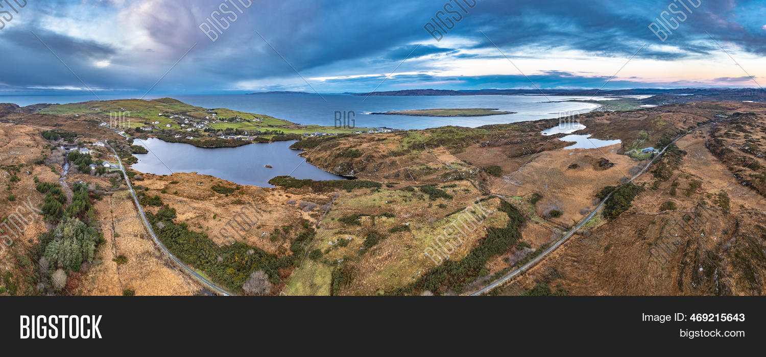 Aerial View Lough Doon Image & Photo (Free Trial) | Bigstock