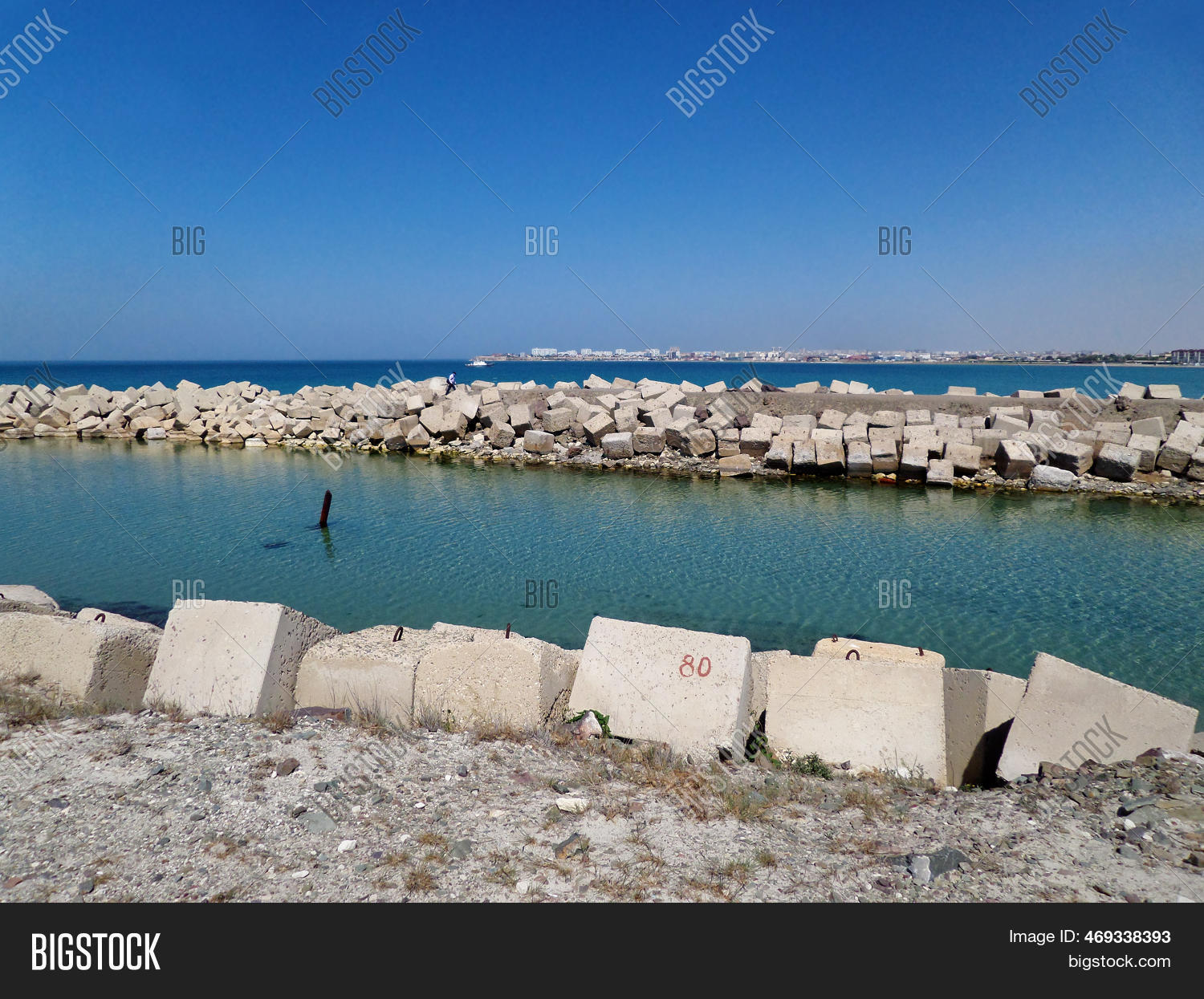 Concrete Block Dam. Image & Photo (Free Trial) | Bigstock