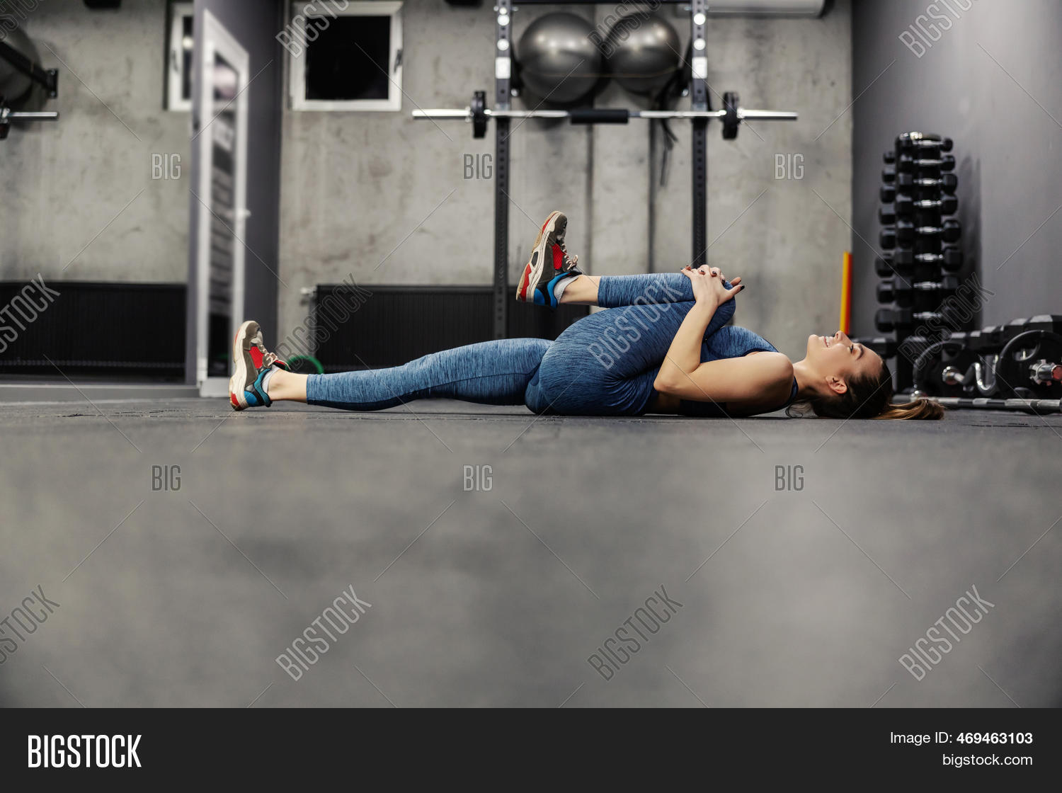 Stretching Leg Muscles Image & Photo (Free Trial) | Bigstock
