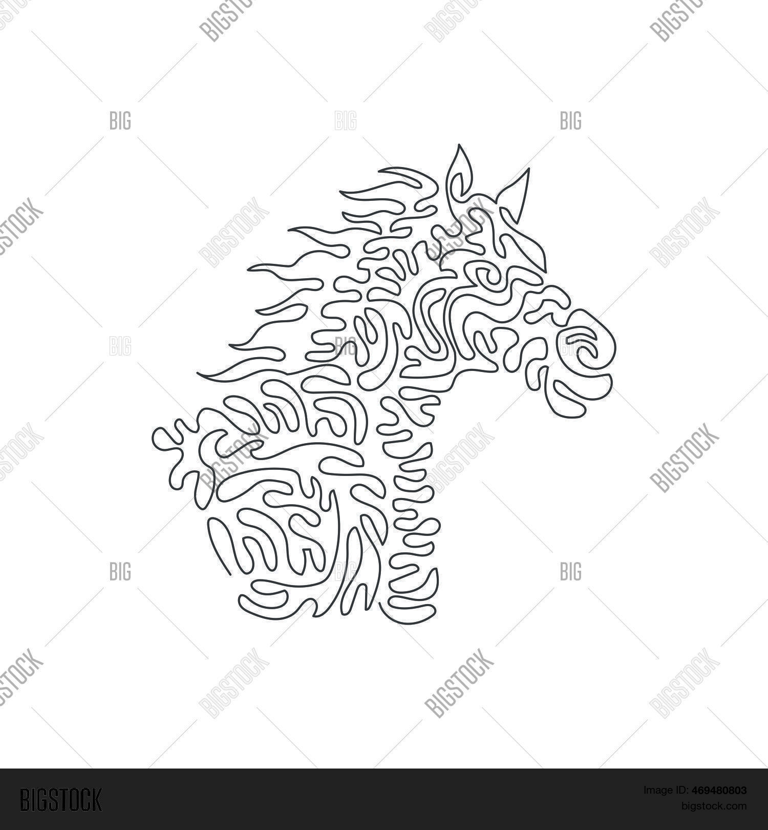 Continuous Curve One Vector & Photo (Free Trial) | Bigstock