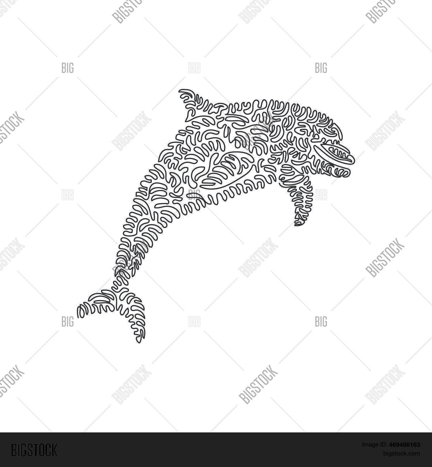 Continuous Curve One Vector & Photo (Free Trial) | Bigstock