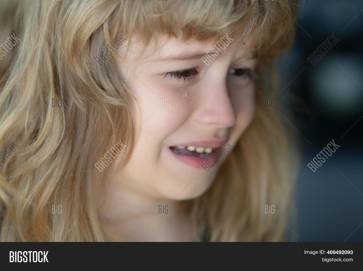 Kid Crying Tear On Image & Photo (Free Trial) | Bigstock
