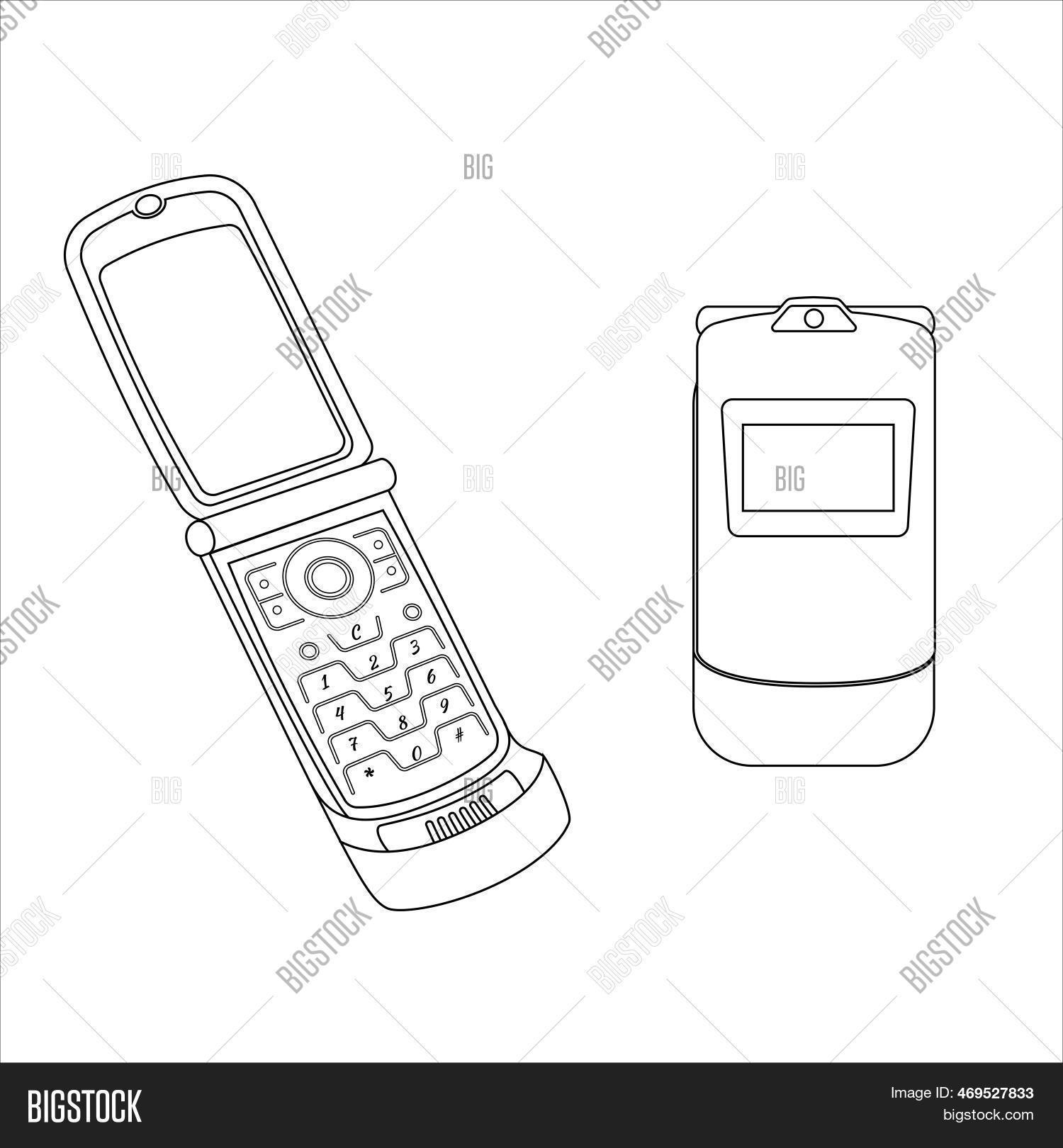 Classic Keypad Mobile Vector & Photo (Free Trial) | Bigstock