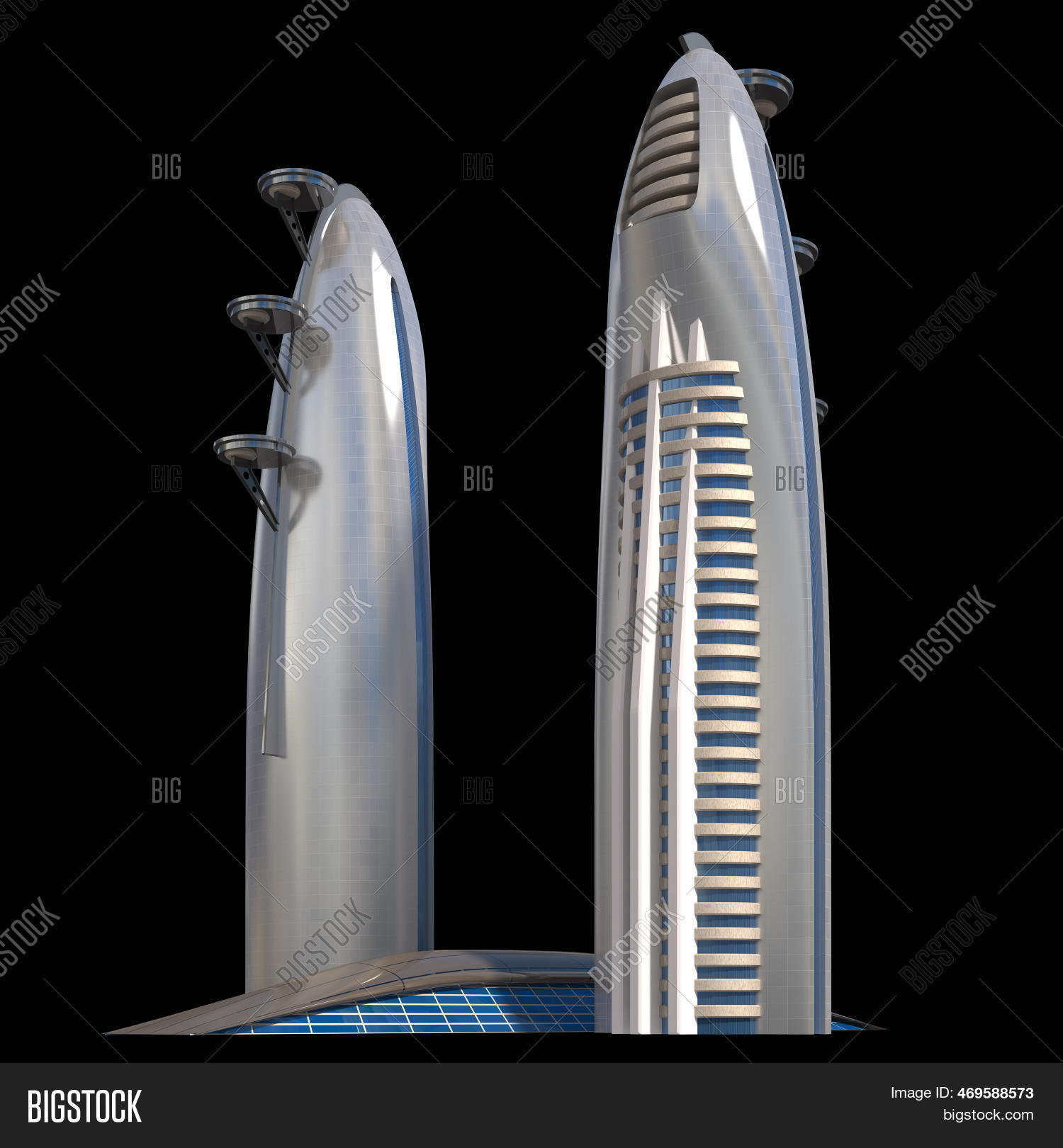Futuristic City High- Image & Photo (Free Trial) | Bigstock