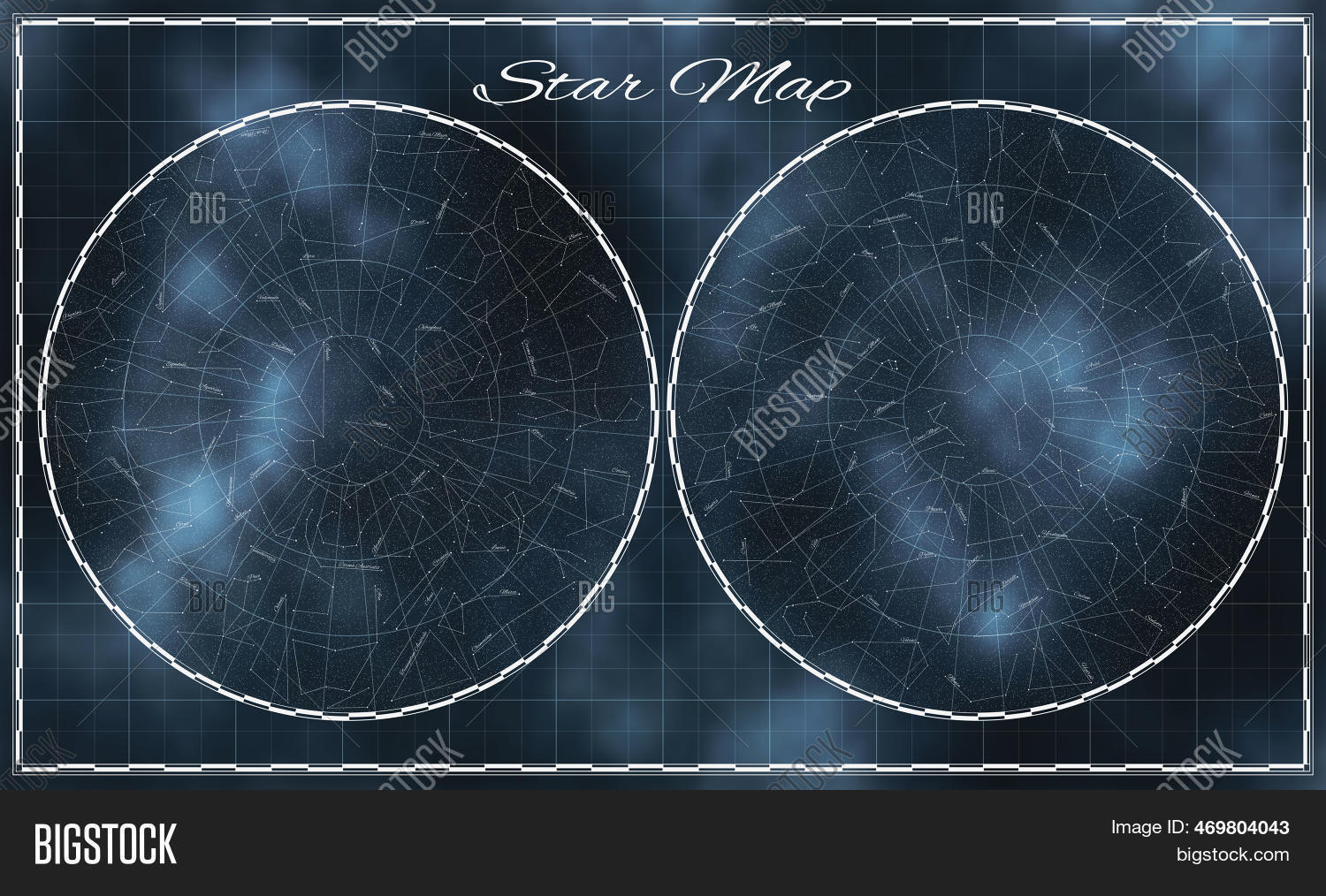 High Detailed Star Map Image & Photo (Free Trial) | Bigstock