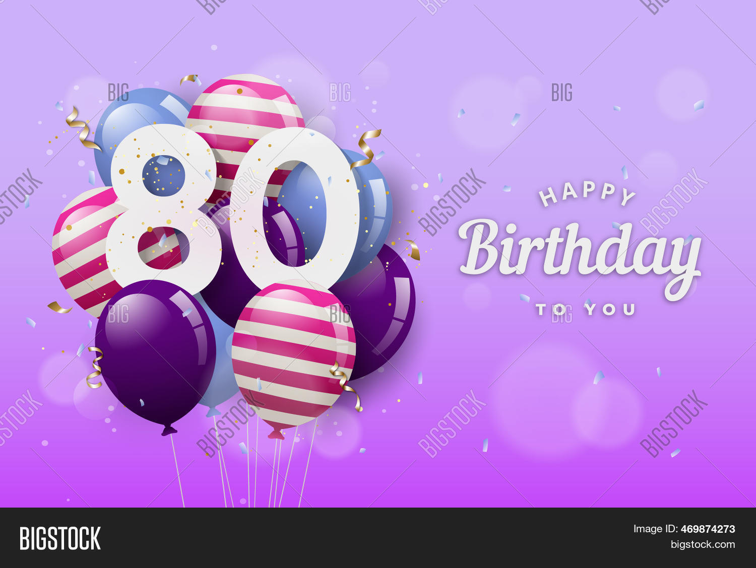 Happy 80th Birthday Image & Photo (Free Trial) | Bigstock