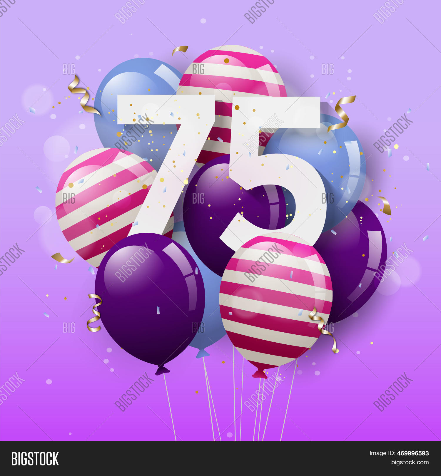 Happy 75th Birthday Image & Photo (Free Trial) | Bigstock