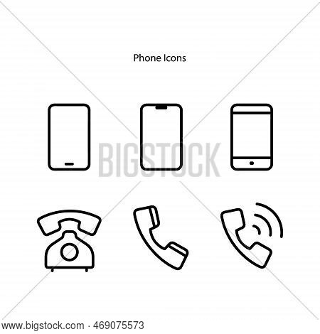 Phone Icon. Phone Vector & Photo (Free Trial) | Bigstock