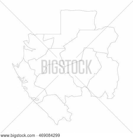 Gabon Political Map Vector & Photo (Free Trial) | Bigstock