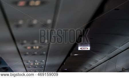 Exit Sign Passenger Image & Photo (Free Trial) | Bigstock