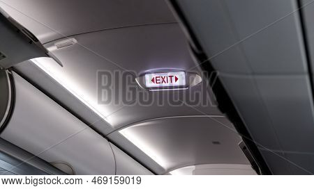 Exit Sign Passenger Image & Photo (Free Trial) | Bigstock