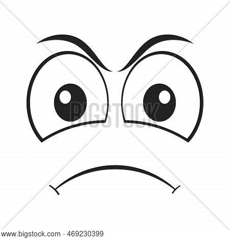 Cartoon Angry Face. Vector & Photo (Free Trial) | Bigstock