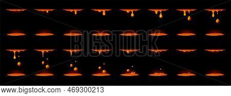 Falling Liquid Lava Vector & Photo (Free Trial) | Bigstock