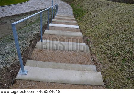 Outdoor Park Stairs On Image & Photo (Free Trial) | Bigstock