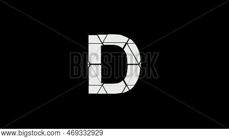 3d Shattered Letter D Image & Photo (Free Trial) | Bigstock